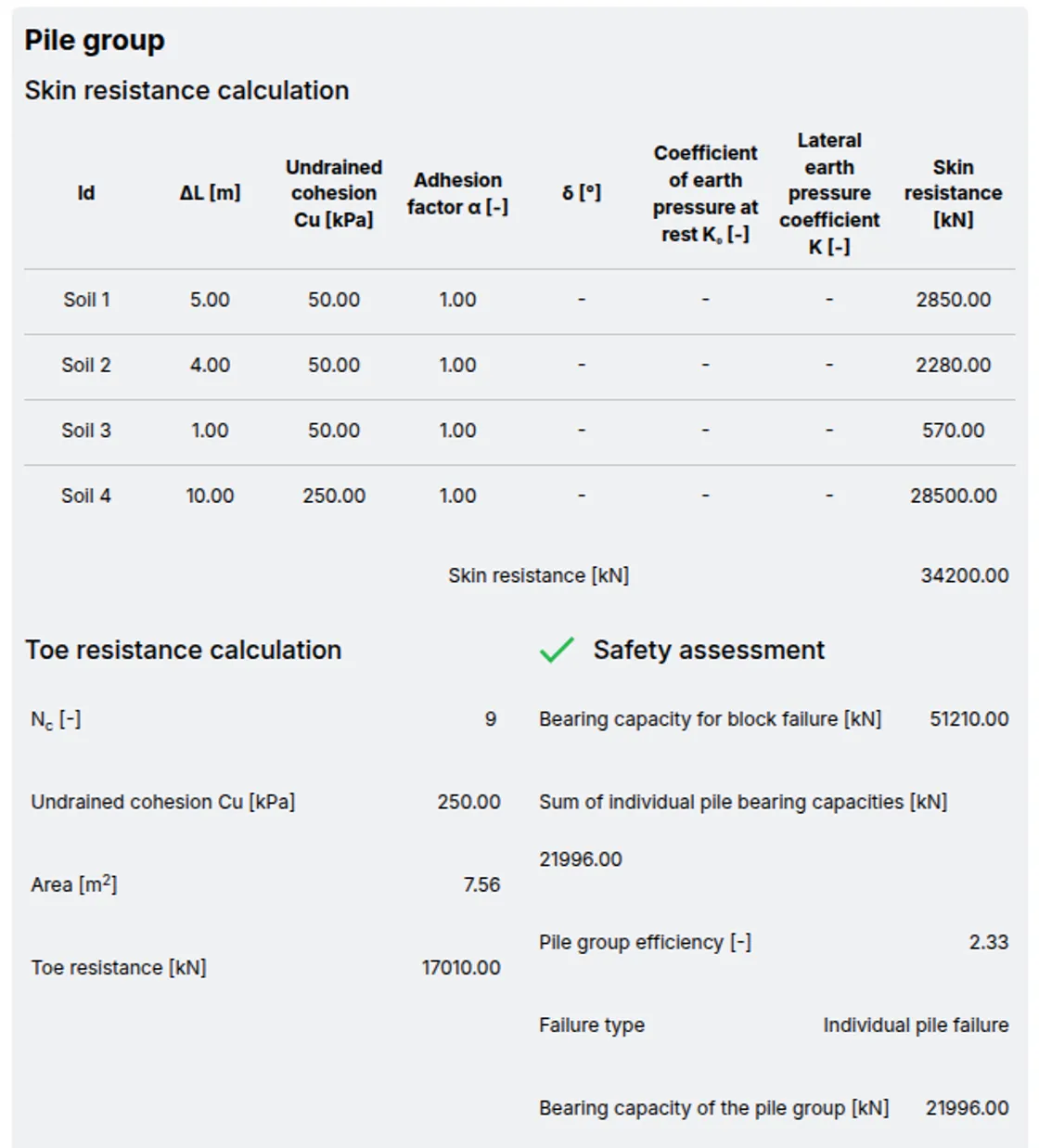 Software for Analysis and Design of Piles and Pile Groups | Rischio