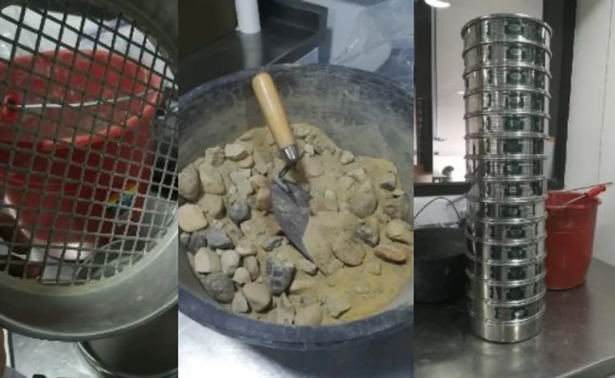 Guía de laboratorio: Granulometría por tamizado mecánico